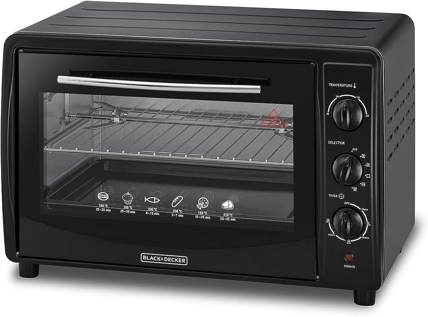 Buy Black & Decker Double Glass Toaster Oven in Bahrain | Halabh