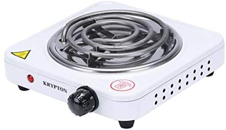 Krypton Electric Single Hot Plate White