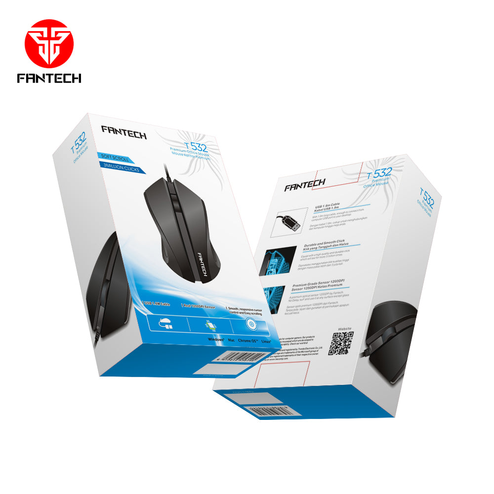 Fantech Optical Mouse Black - T532