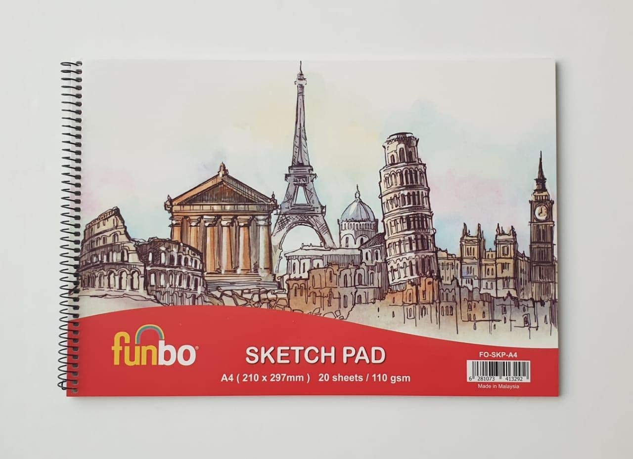 Funbo Fo Skp A4 Sketch Pad A4 20 Sheets