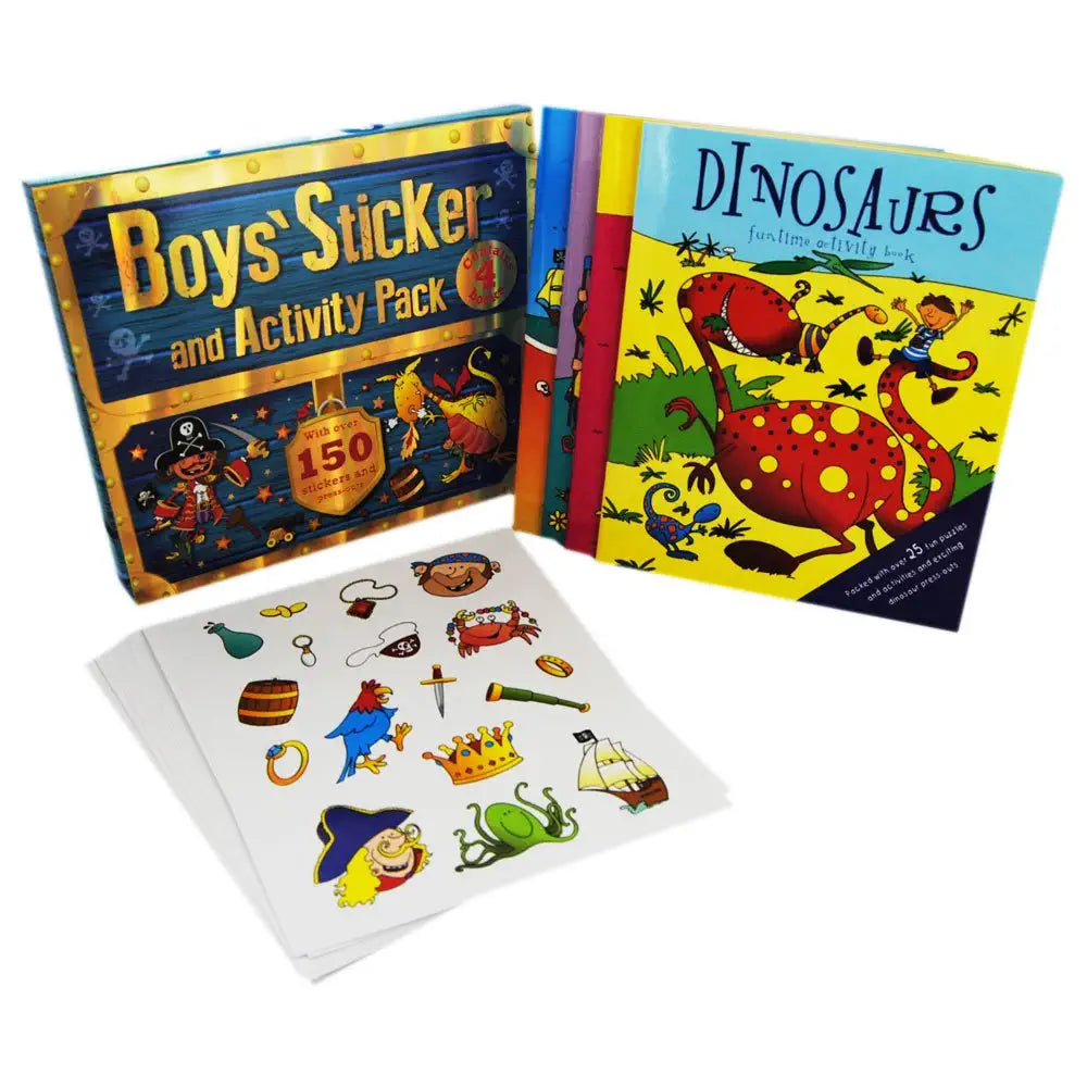 Boys' Activity Pack Sticker Activity Wallet