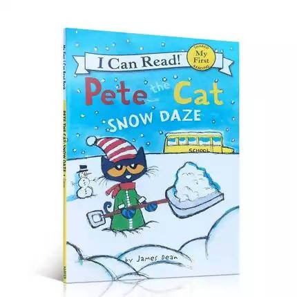 Original Popular Education Books Pete The Cat Snow Daze Christmas New