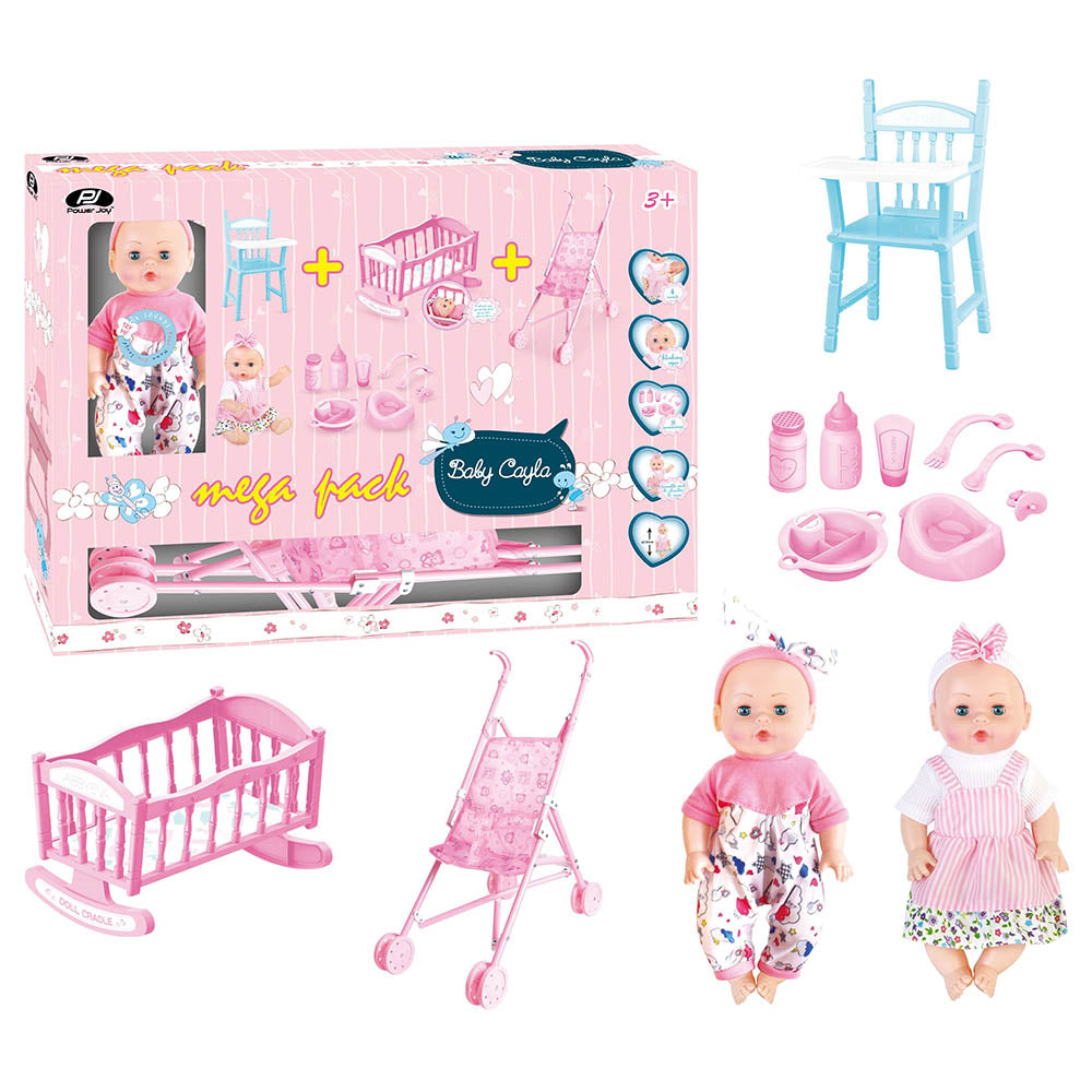 Buy Power Joy Baby Cayla Mega Pack Doll in Bahrain | Toys for Kids | Halabh