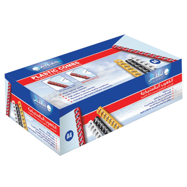 Atlas A4 Binding Ring Comb Blue 50mm